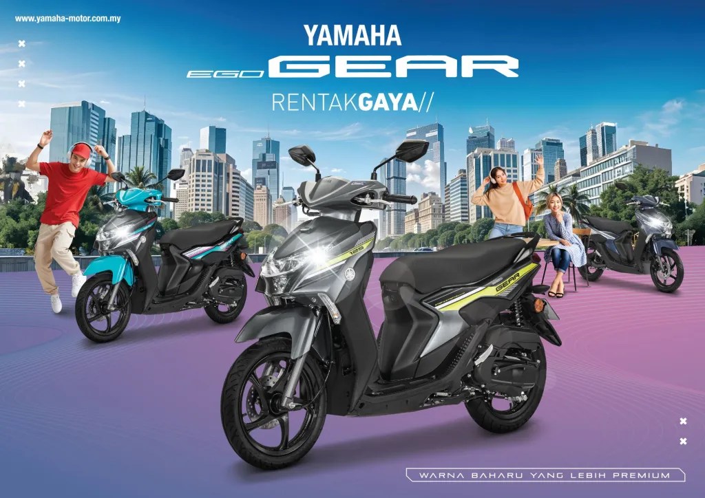 INTRODUCING NEW COLOURS FOR THE YAMAHA EGO GEAR – Malaysian Riders