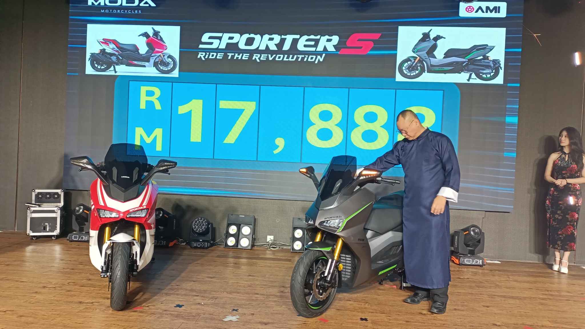 MODA MOTORCYCLES MEMPERKENALKAN SPORTER-S: SUPER SKUTER 250CC YANG ...