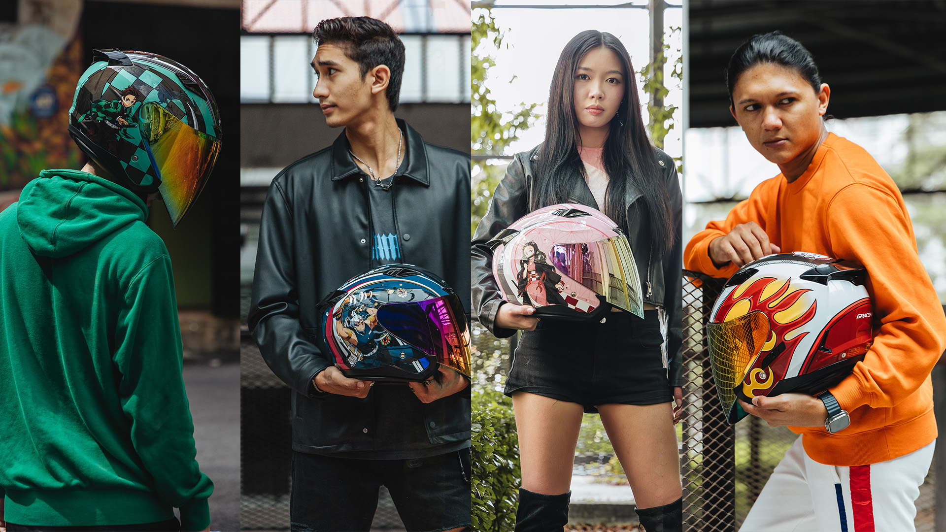Gracshaw Malaysia launches limited-edition Demon Slayer helmet ...